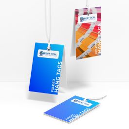 Custom Folded Hang Tags | Wholesale & Luxury | BDPrint