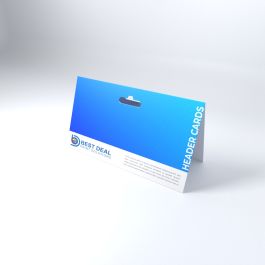 Custom Header Cards & Bag Toppers | Wholesale | BDPrint